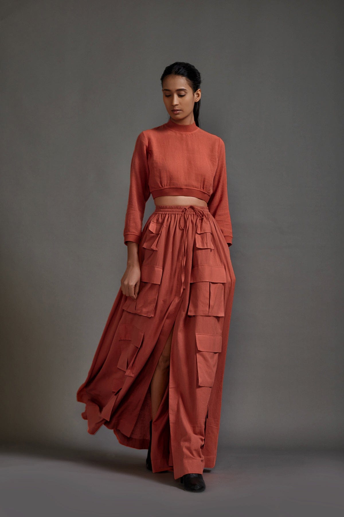 Buy Handwoven Pure Cotton Co-Ord Set by MATI-Sustainable & Ethical ...