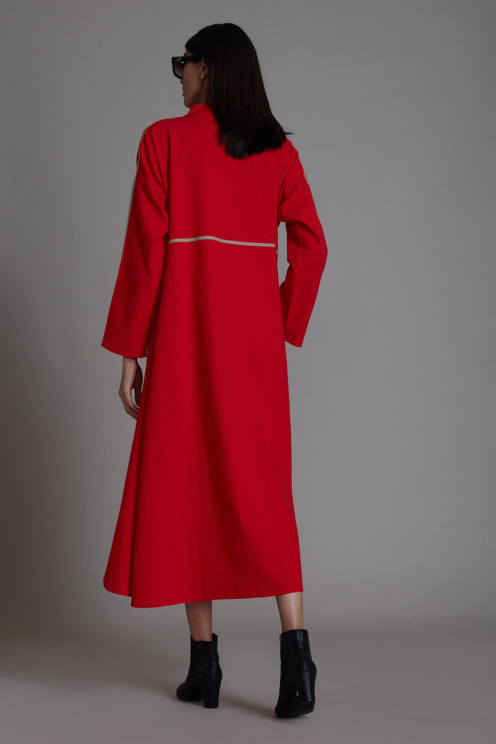 Red Piping Dress – Mati