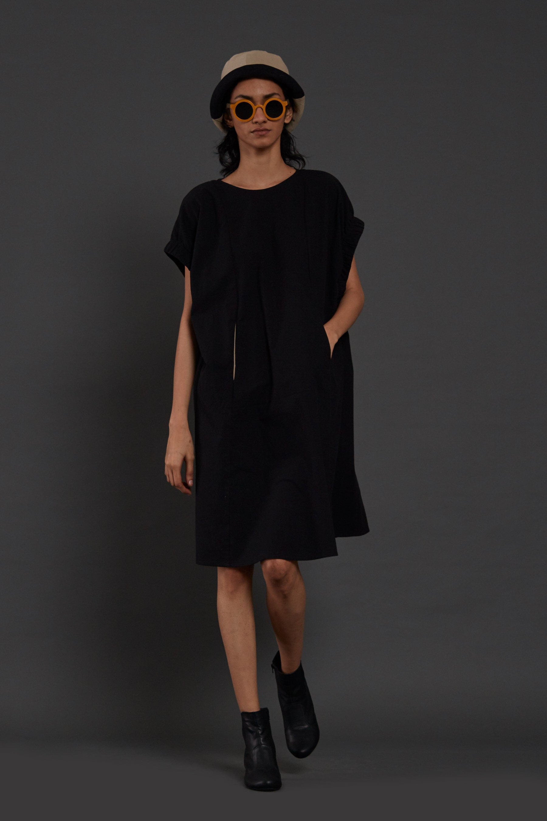 Buy Handwoven Pure Cotton Dress by MATI-Sustainable & Ethical Luxury ...