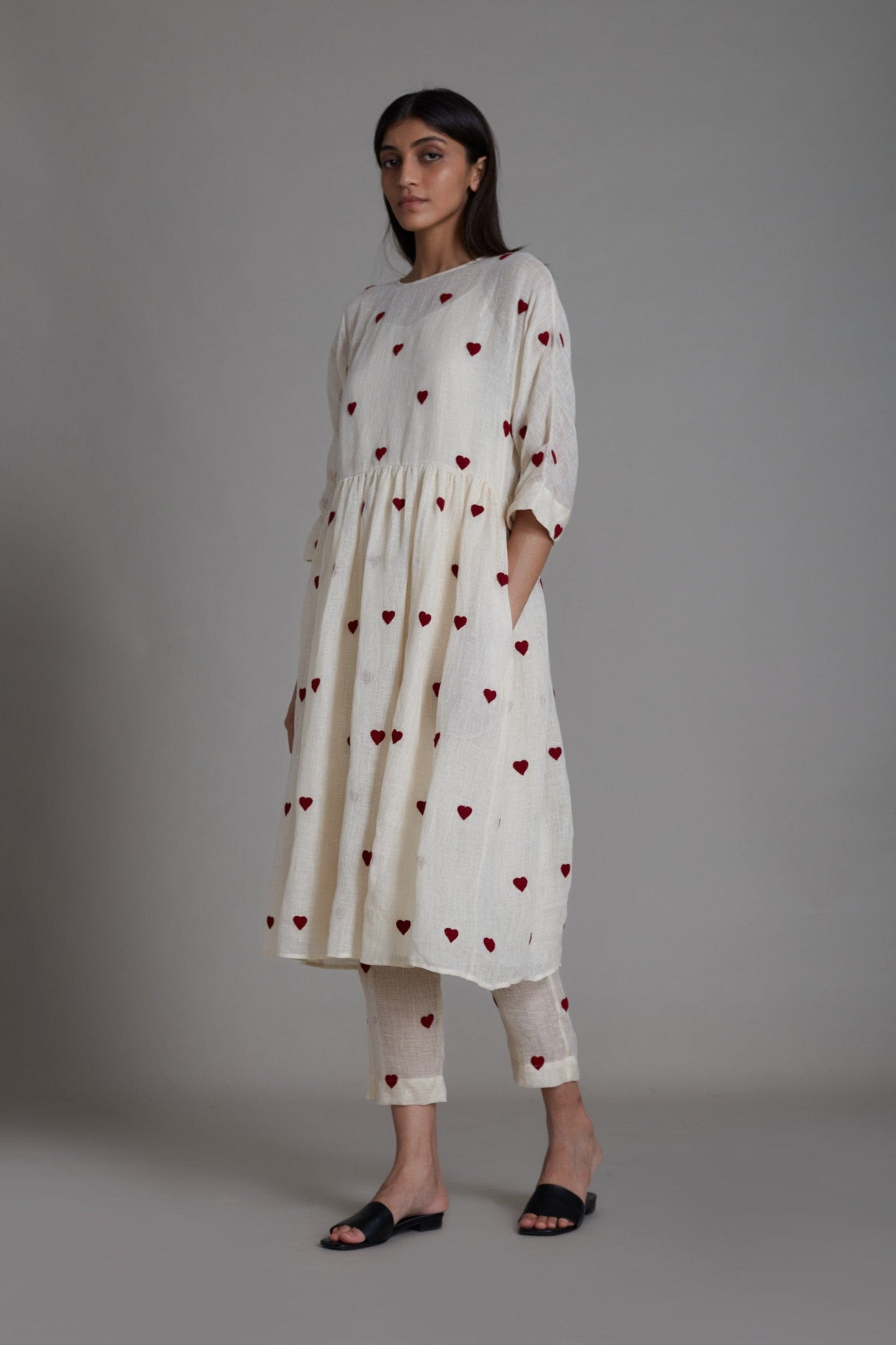 Buy Handwoven Pure Linen Co-ord Set by MATI-Sustainable & Ethical ...